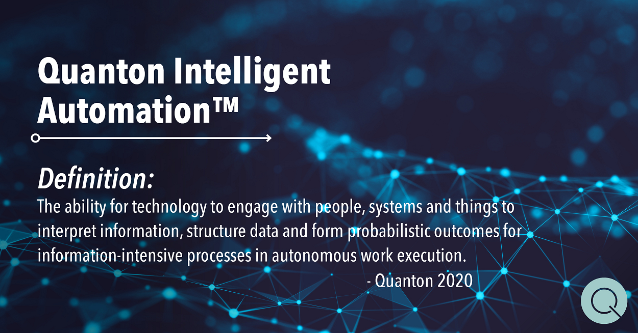 Intelligent Automation - The Future for Business Process Automation